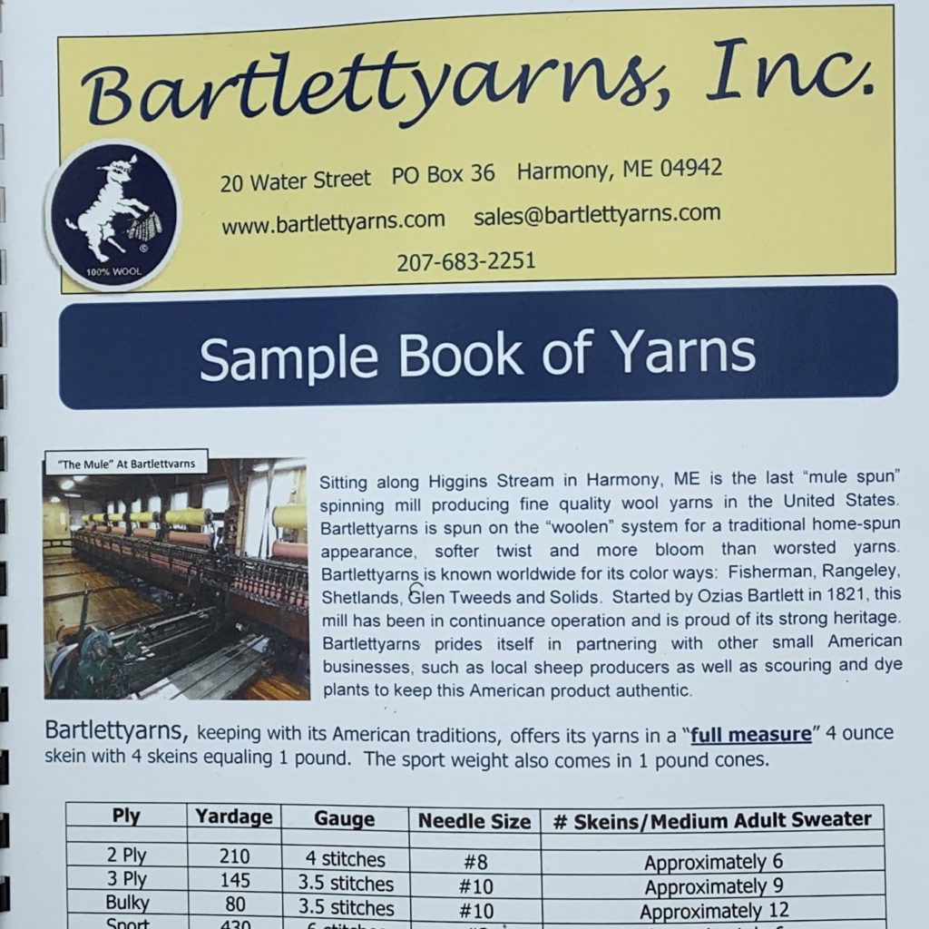 Sample Book – Bartlettyarns, Inc